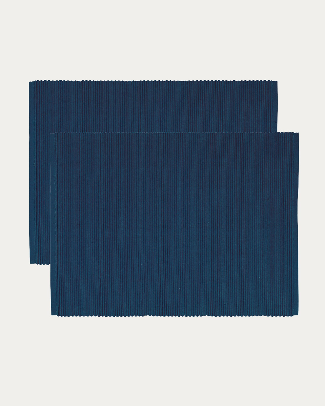 UNI placemat in indigo blue made of cotton in 2-pack